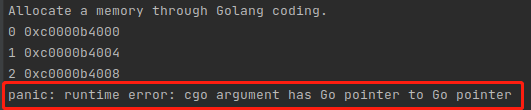 Go语言和C语言之间实现内存共享的坑_cgo argument has go pointer to unpinned go pointer-CSDN博客