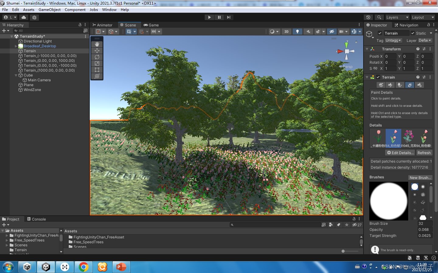 【Unity地形】使用地形工具创建场景环境-Terrain_unity 制作 地形 工具-CSDN博客