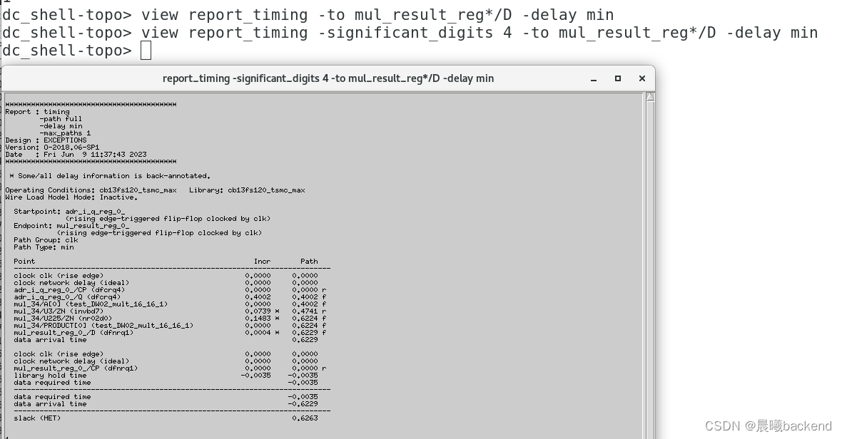 DC LAB8 & SDC约束 & 四种时序路径分析_in2reg timing report-CSDN博客