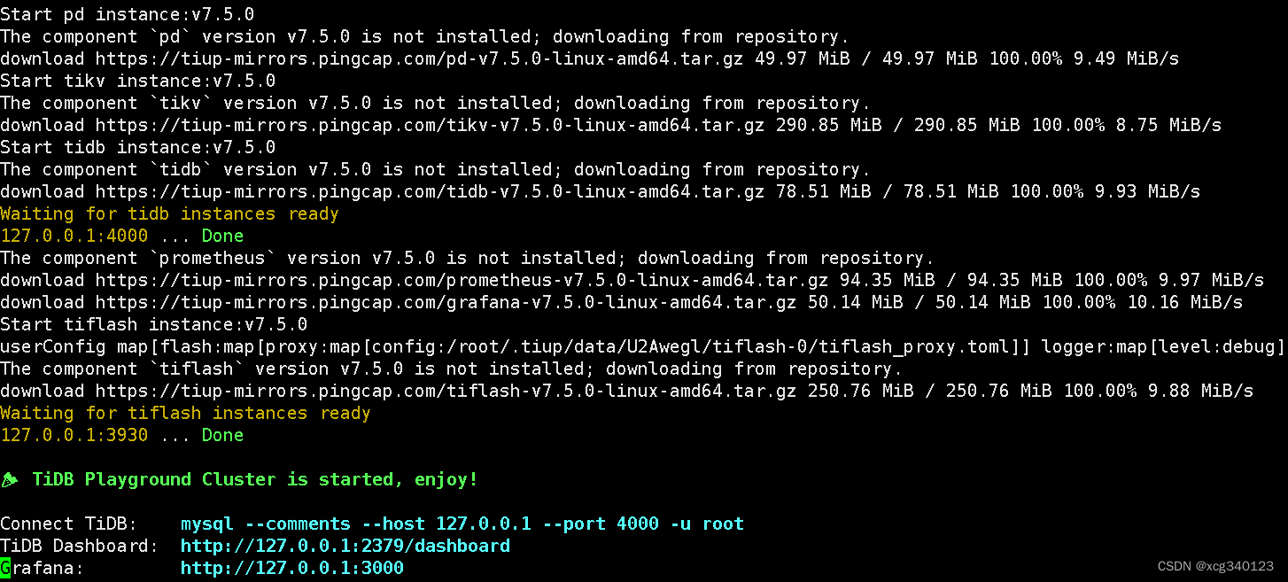 【TiDB】02-部署本地测试集群_tiup --tag-CSDN博客