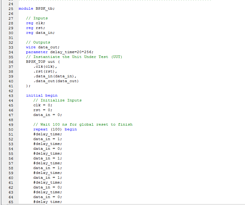 基于ise软件的bpsk调制解调正弦波载波verilog代码bpsk调制fpga代码 Csdn博客 0411
