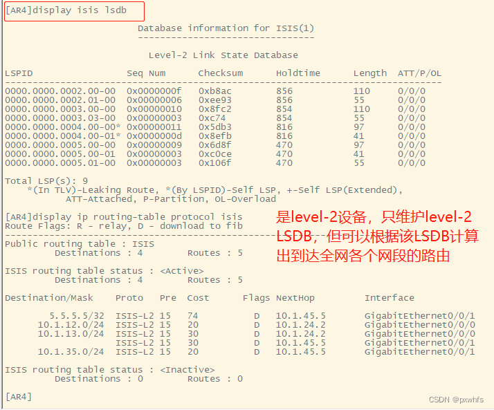 ISIS基础实验（ATT、路由负载分担、路由渗透、认证）_路由里att是什么-CSDN博客