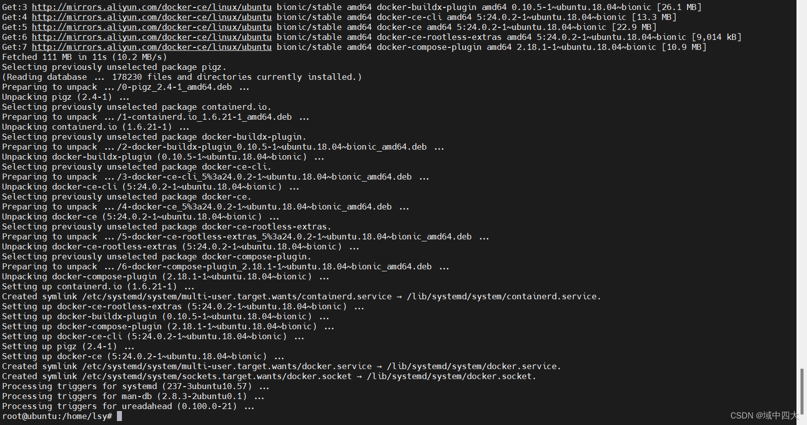 【docker】ubuntu下安装-CSDN博客
