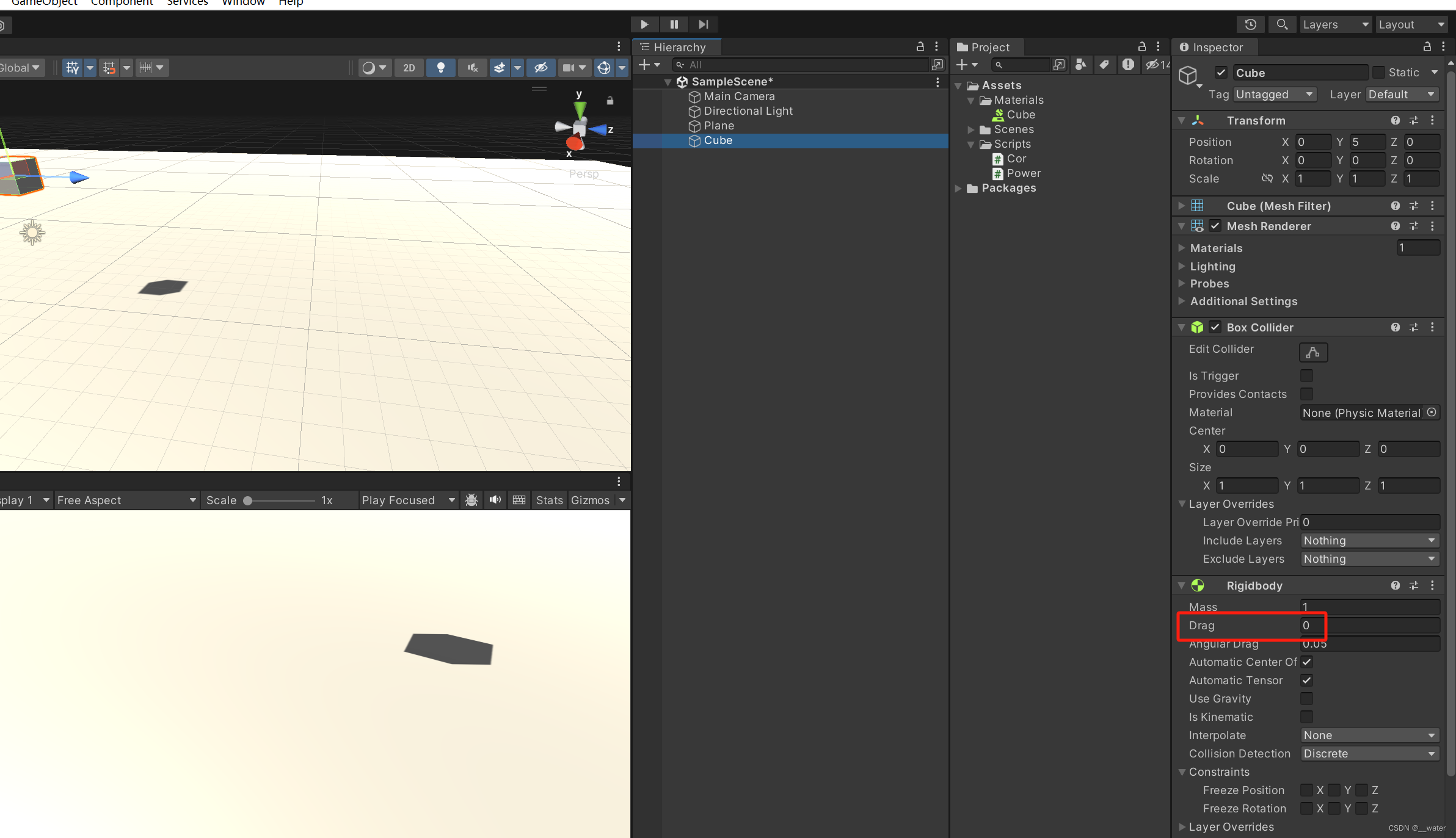 【入门-23-教程】Unity3D_unity取消重力-CSDN博客