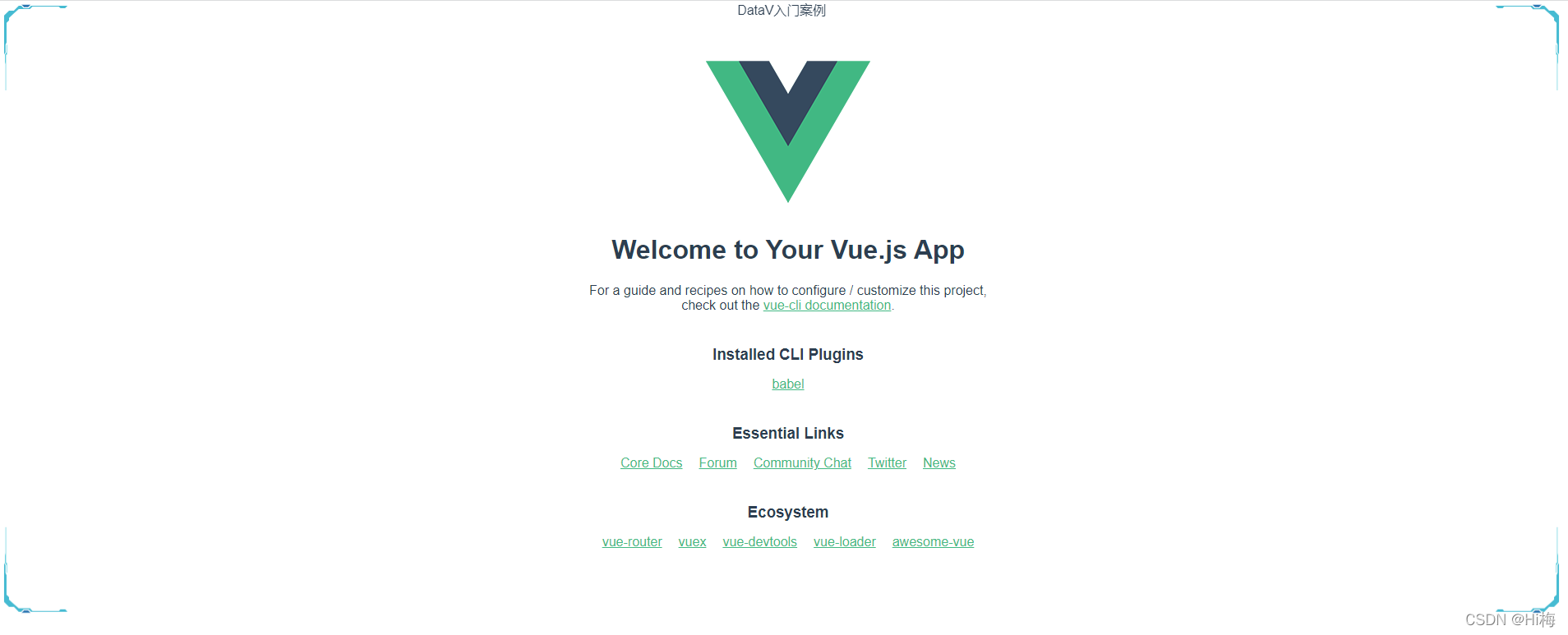 Vue+DataV+Echarts组件创建炫酷科技大屏~(注释多多)_vue科技风格-CSDN博客