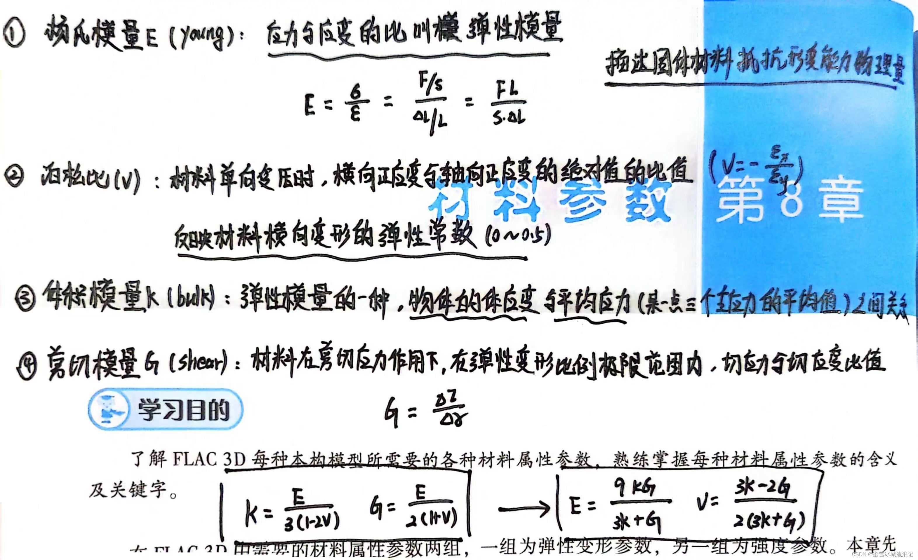 知识点七：Flac6.0 本构模型-初学_flac本构模型-CSDN博客