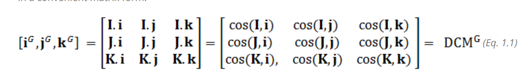用四元数或 DCM Matrix 表示旋转_matrix.dcm-CSDN博客