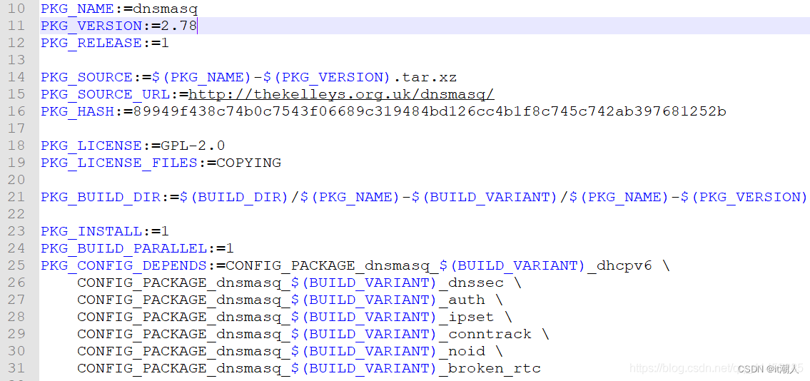 从mk文件深度剖析OpenWrt软件编译构建系统、并手把手教学构建自己的系统软件_openwrt makefile-CSDN博客