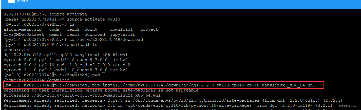 linux安装dgl_dgl-cu118-CSDN博客