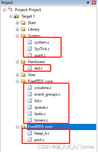 STM32F103C8T6移植FreeRTOS V9.0.0_freertos源码下载-CSDN博客