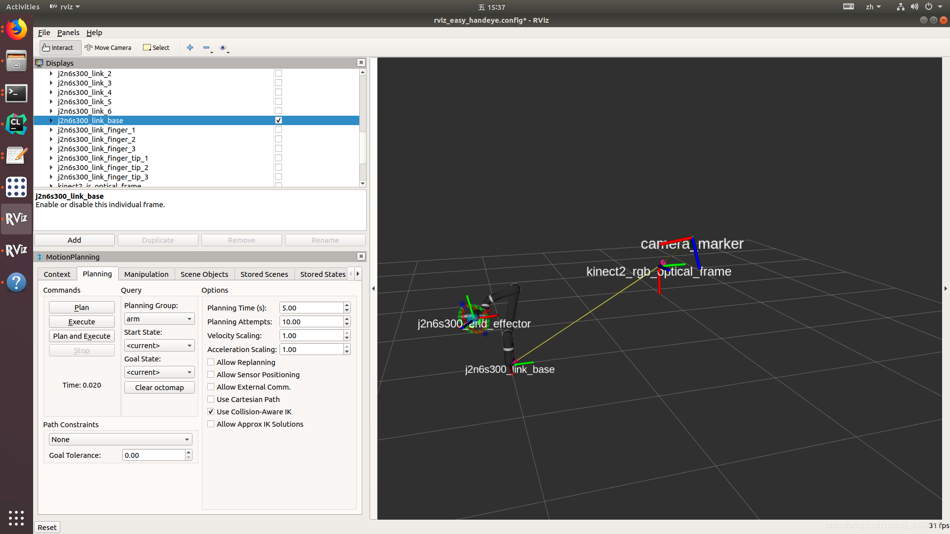 ROS+Kinova Jaco+KinectV2学习总结（持续更新）_void kinova::kinovaposeactionserver::actioncallbac-CSDN博客