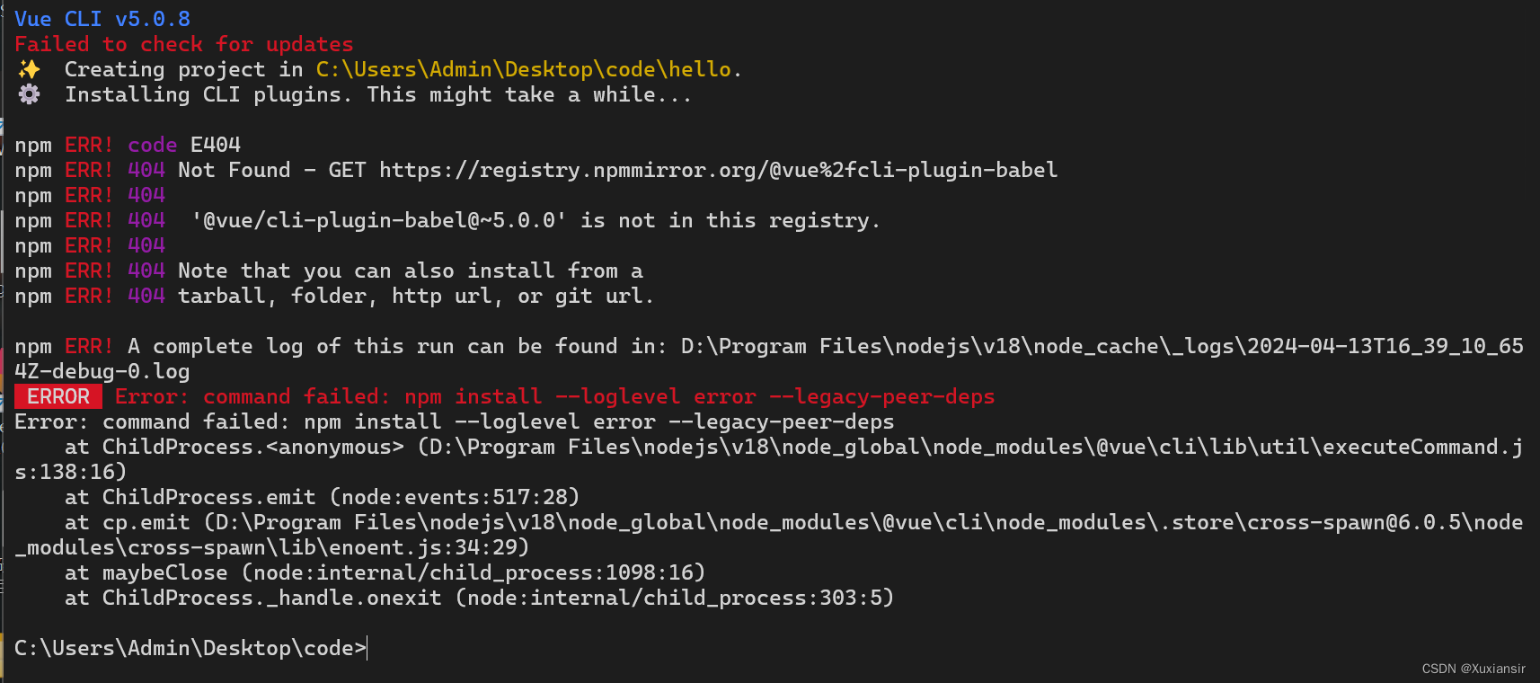 Npm报错npm Err Object For Dependency Make Dir Is Empty Csdn博客