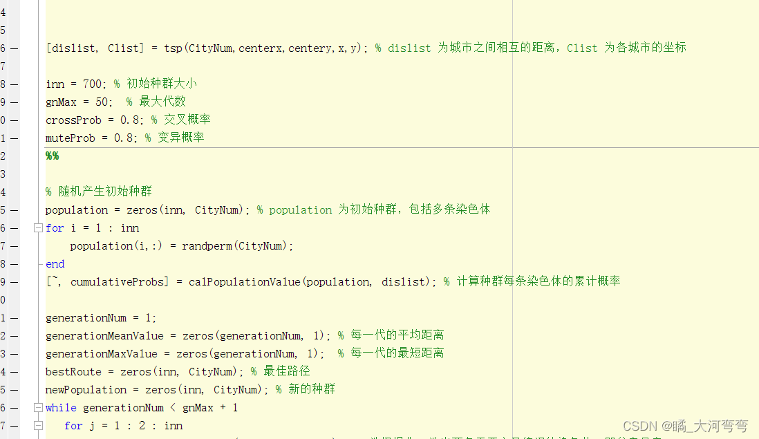 【matlab数学建模编程实战】遗传算法求解最短路径(附代码及运行效果遗传算法求最短路径matlab程序 Csdn博客