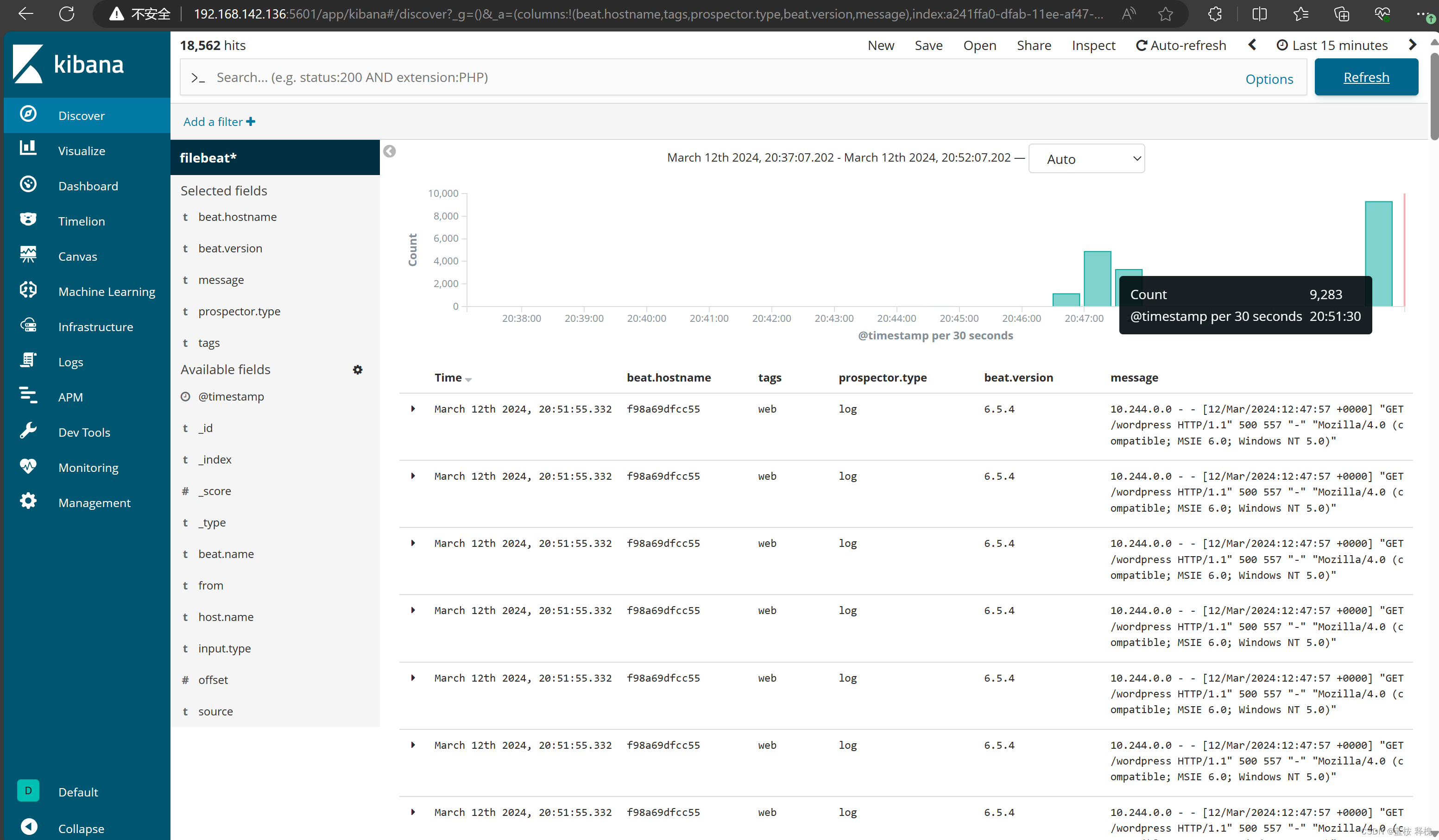 k8s+wordpress+zabbix+elastic+filebeat+kibana服务搭建以及测试_zabbix对接kibana-CSDN博客