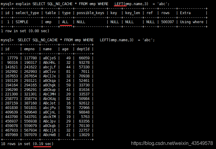 Mysql学习-04 索引优化分析--查询优化_using index condition; using where; using filesort-CSDN博客