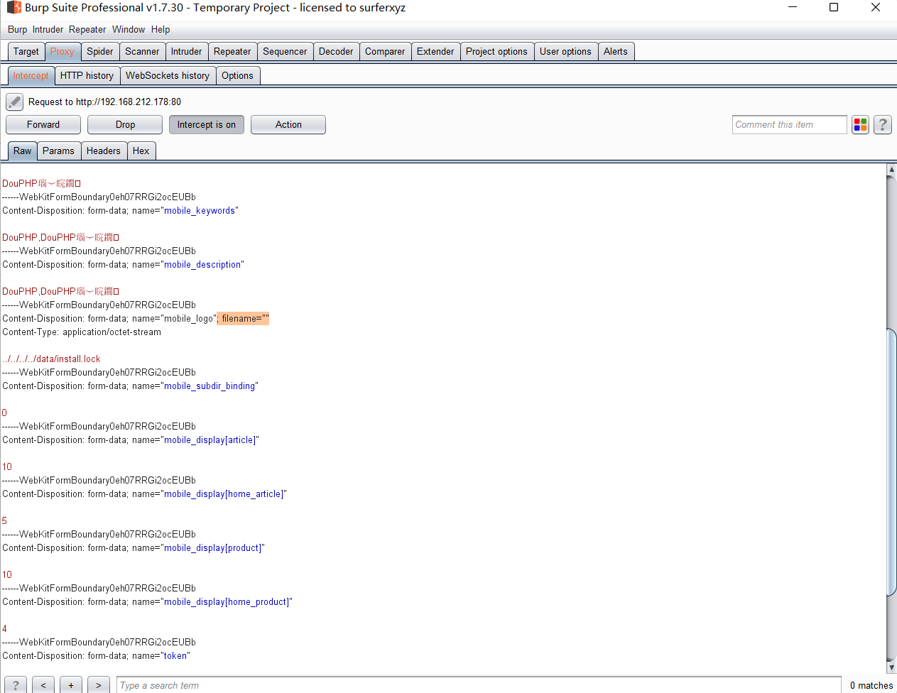Douphp cms通杀漏洞（小宇特详解）_douphp靶场搭建-CSDN博客