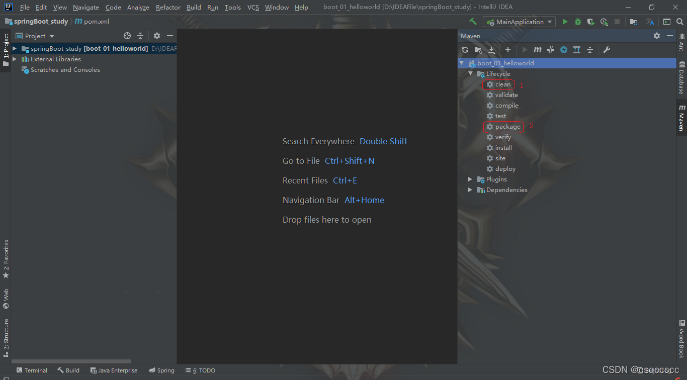 IDEA-SpringBoot学习笔记_pring boot中 domin是干啥的-CSDN博客