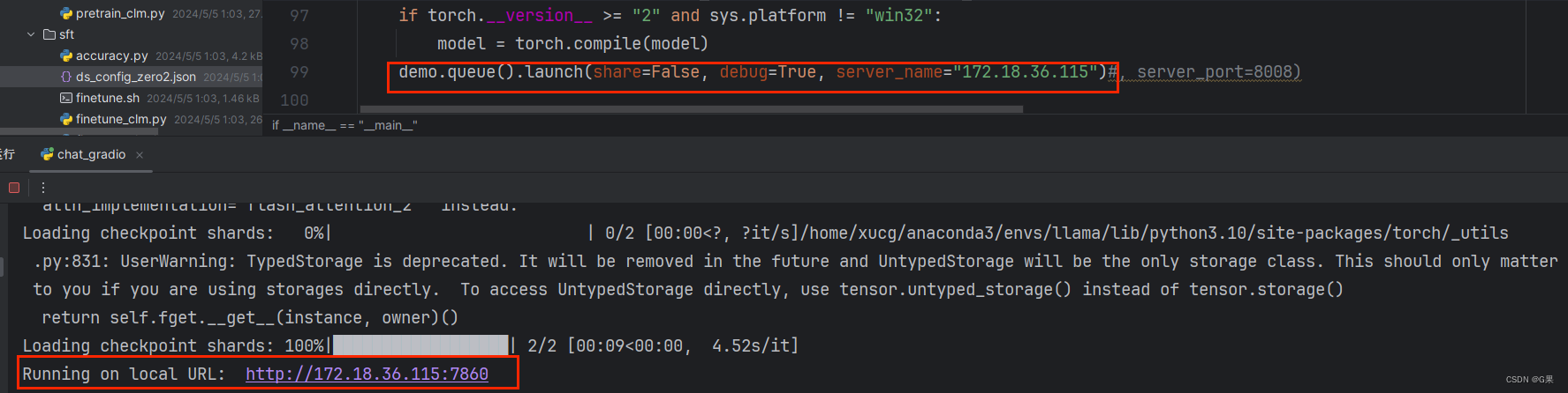 调用 gradio 创建聊天网页报错（使用远程服务器）_gradio 远程访问-CSDN博客