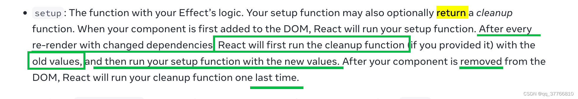 useEffect return的用法-CSDN博客