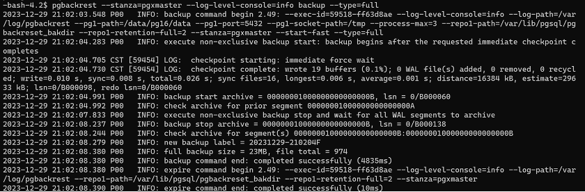 【pgBackRest备份工具使用】-CSDN博客