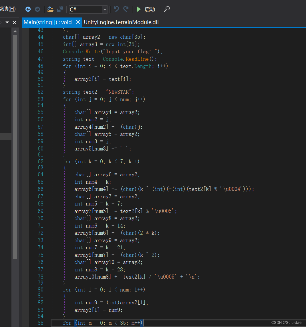 BUUCTF NewStarCTF 2023 Week2 Reverse方向wp_buuctf newstart2023 week2 reverse-CSDN博客