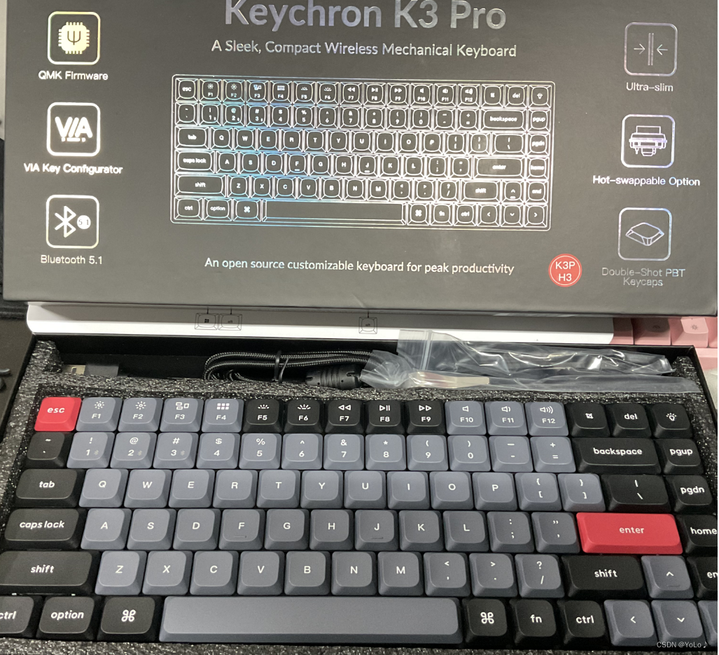 Keychron K3 Pro键盘测评_键盘 k3pro和k3区别-CSDN博客