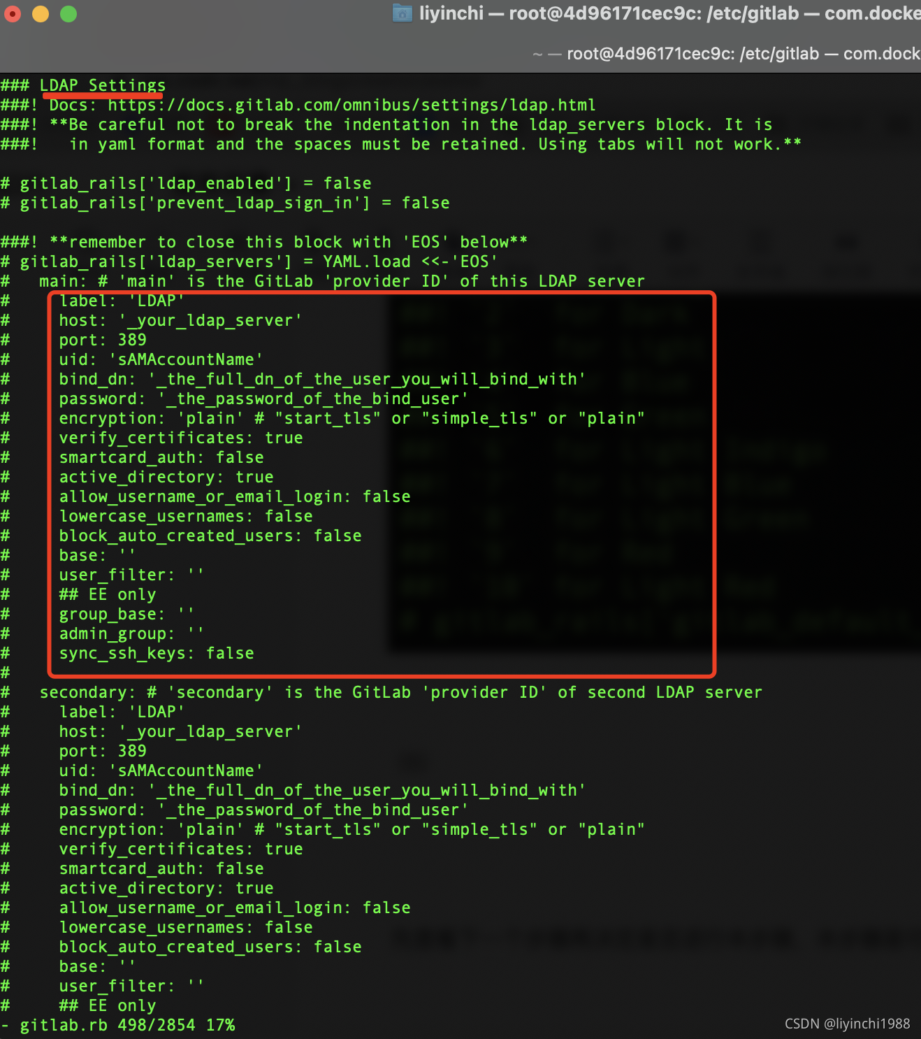 Docker部署Gitlab_docker gitlab.rb 反向代理-CSDN博客