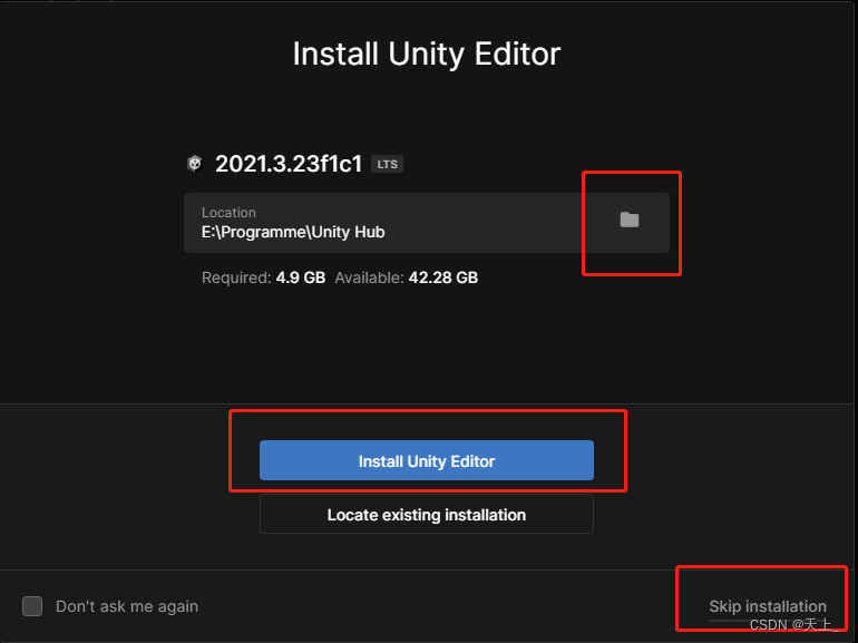 初识Unity——unity的安装以及工程介绍（安装unity hub、版本选择、中文设置、安装编辑器、Assets文件、Library 文件、[ProjectName].sln 文件）_安装 ...
