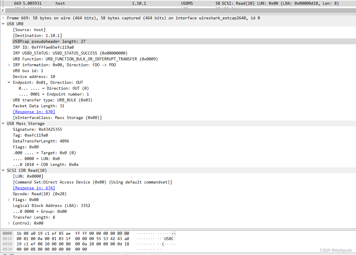 U盘写流程USB协议抓包分析_usbpcap-CSDN博客