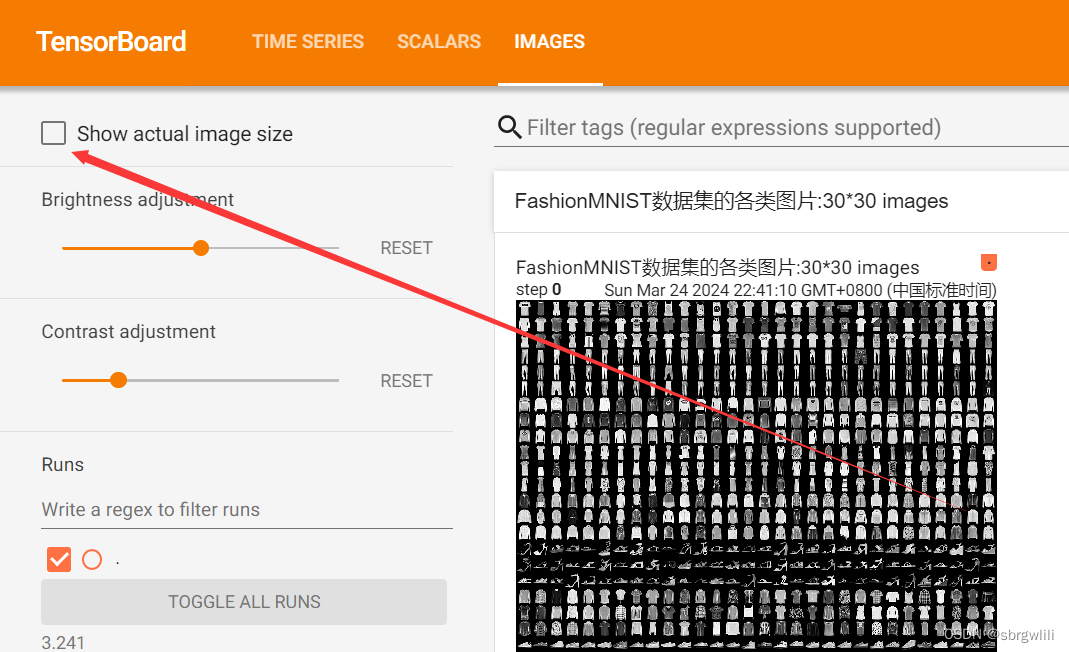 利用torchvision和TensorBoard可视化FashionMNIST数据集的各类图片_利用torchvision和tensorboard生成如下图像。 (1)每小类图片随机挑选90 ...