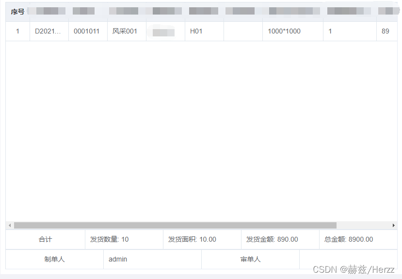 VUE element-ui之table表格横向展示（表尾汇总）_vue.js_赫兹/Herzz-华为开发者空间