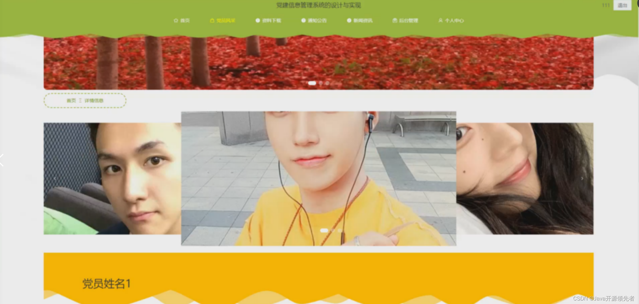 基于springbootvue的党建信息管理系统的详细设计和实现源码lw部署文档讲解等 Csdn博客