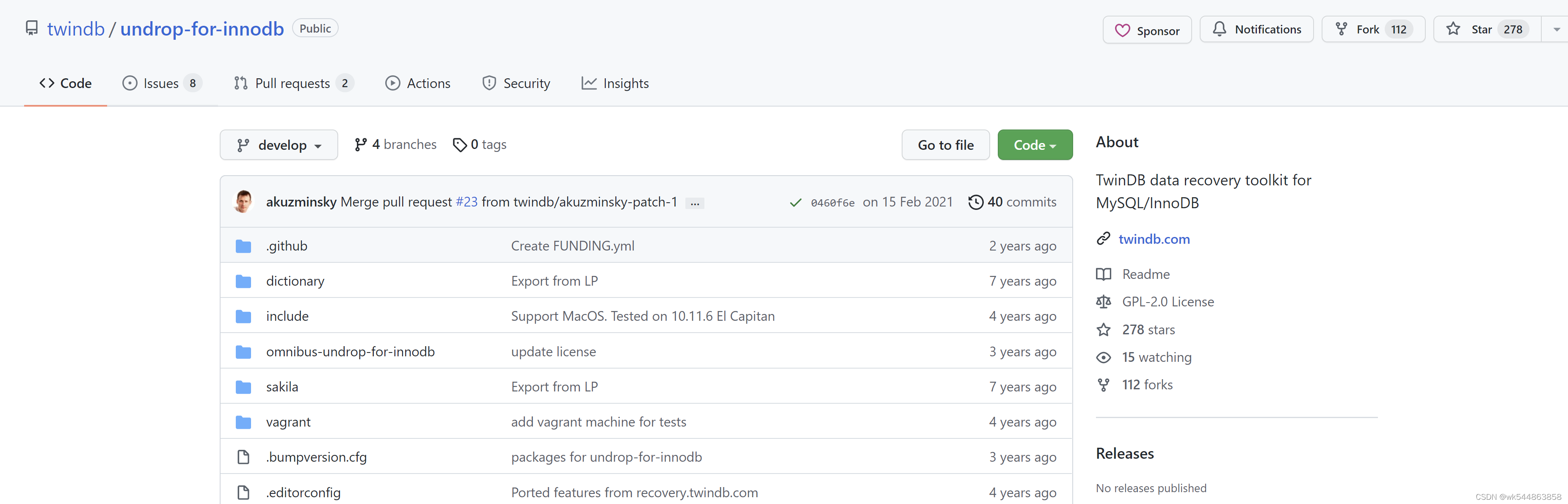 使用undrop-for-innodb恢复Innodb引擎下误删的数据-CSDN博客