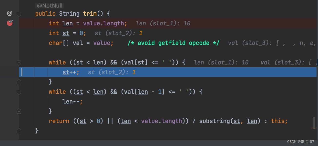 java实现自己的trim效果---去掉首尾指定字符_java去除首尾字符-CSDN博客