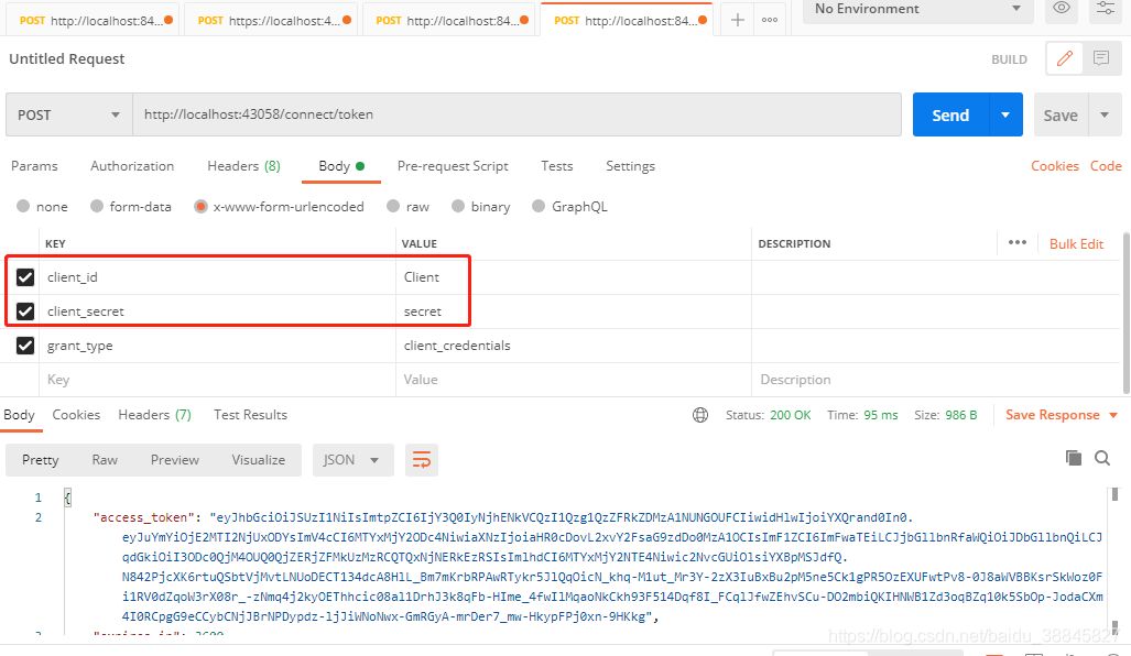 记录IdentityServer4在.net core3.1上的使用 (一)_ids4 tokenvalidationparameters-CSDN博客