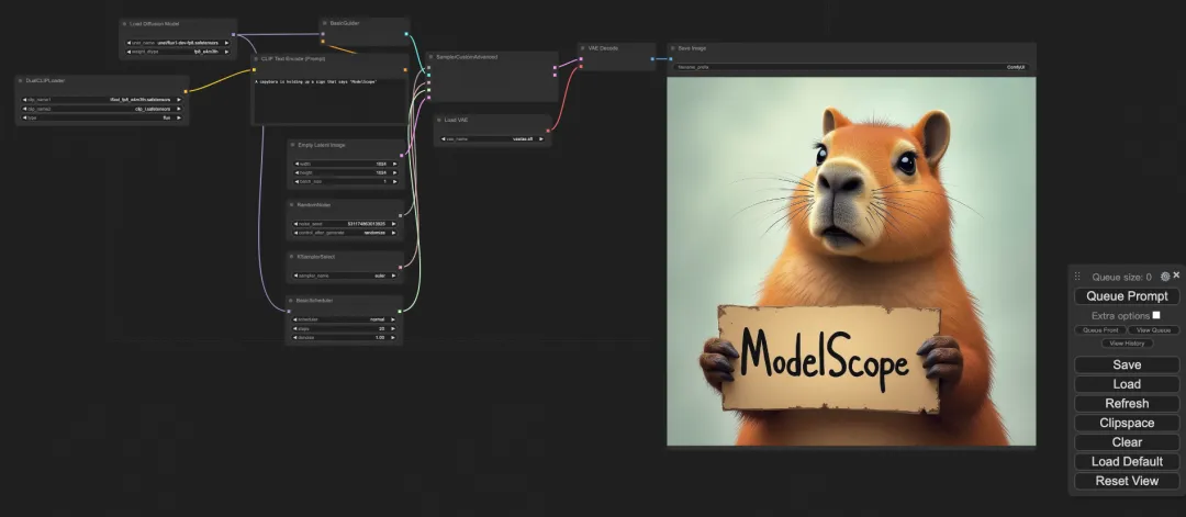 消费级显卡，17G显存，玩转图像生成模型FLUX.1！ModelScope_modelscope flux-CSDN博客