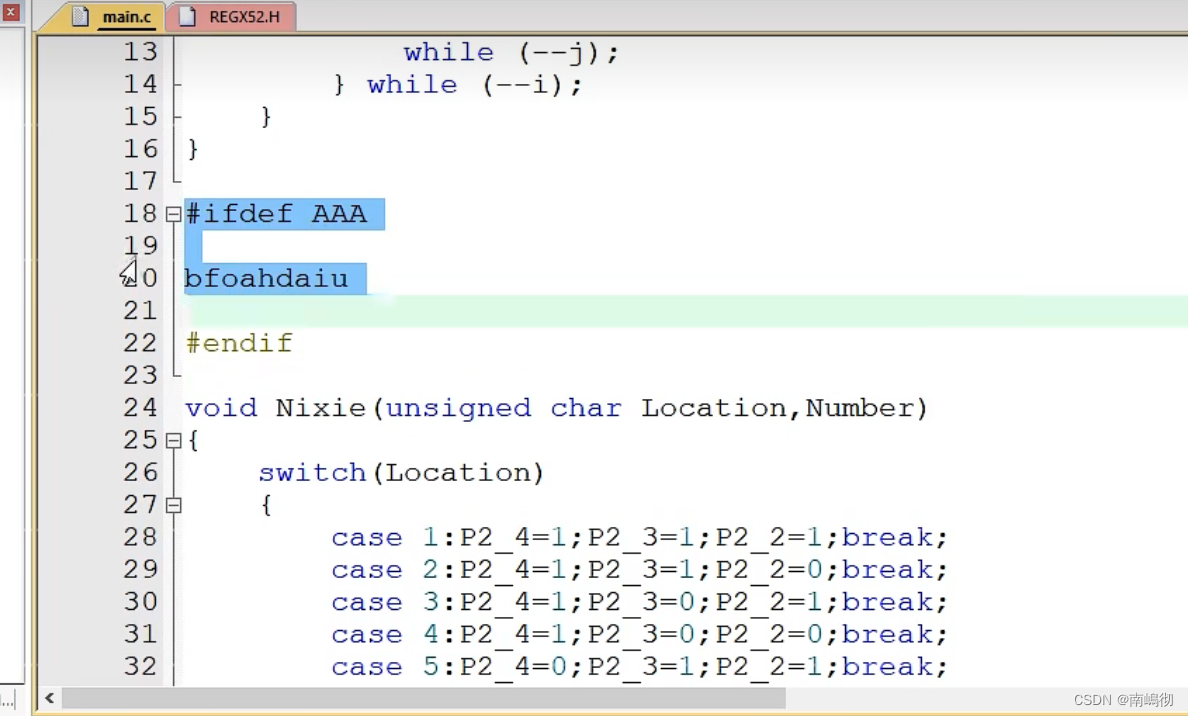 模块化延时函数与预编译ifdef应用,-CSDN博客