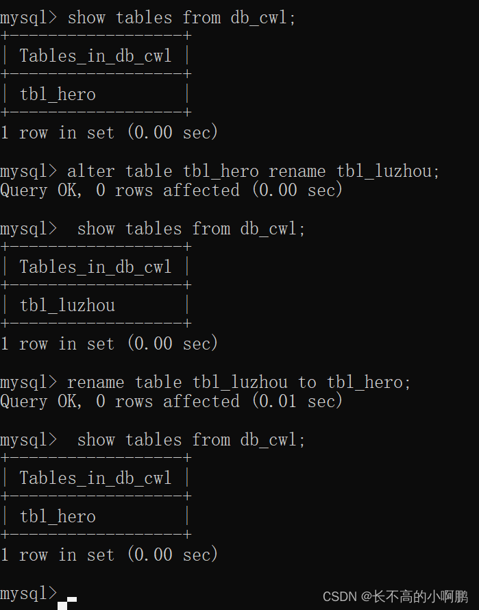 Mysql数据库中创建数据库，创建表和添加数据测试1在mysql中创建实验所需的数据表结构结构自定不少于3列并在其中添加数条记录