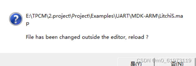 File has been changed outside the editor, reload?_file has been changed outside the editor ...