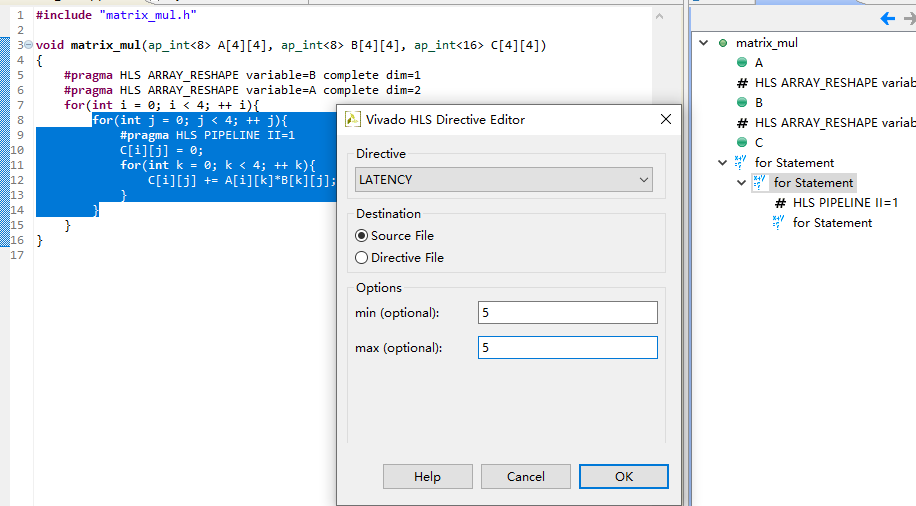 FPGA HLS Matrix_MUL 矩阵乘法的计算与优化_hls矩阵优化-CSDN博客