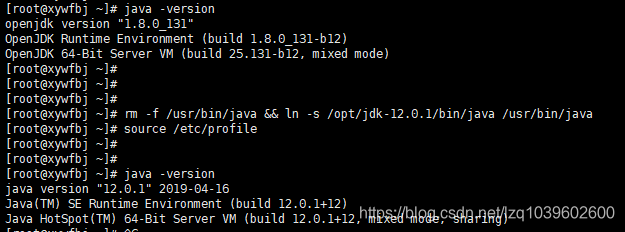 liunx Centos7切换JAVA版本 不起效_centos 修改java版本后不生效-CSDN博客