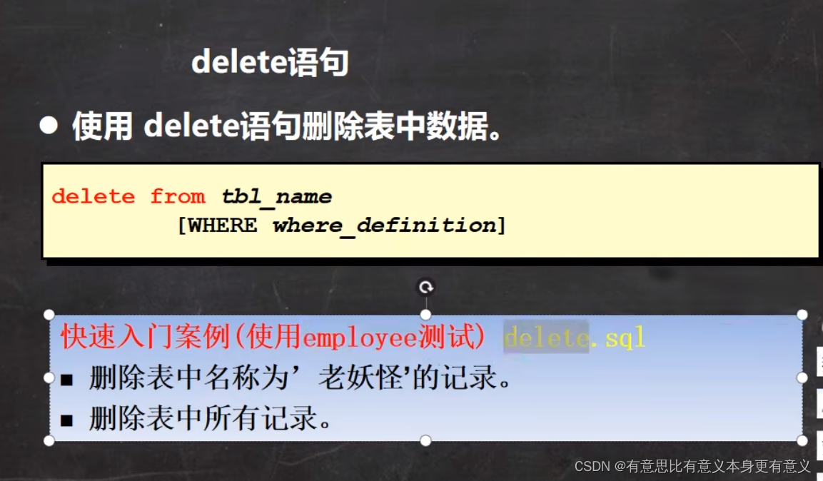数据库基本使用：修改表，增删改查Insert、Update、Delete、Select_数据库查找insert、del、-CSDN博客