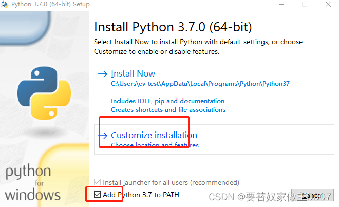 win下Python3.7+pip+Ipython安装_python3.7.0pip下载-CSDN博客