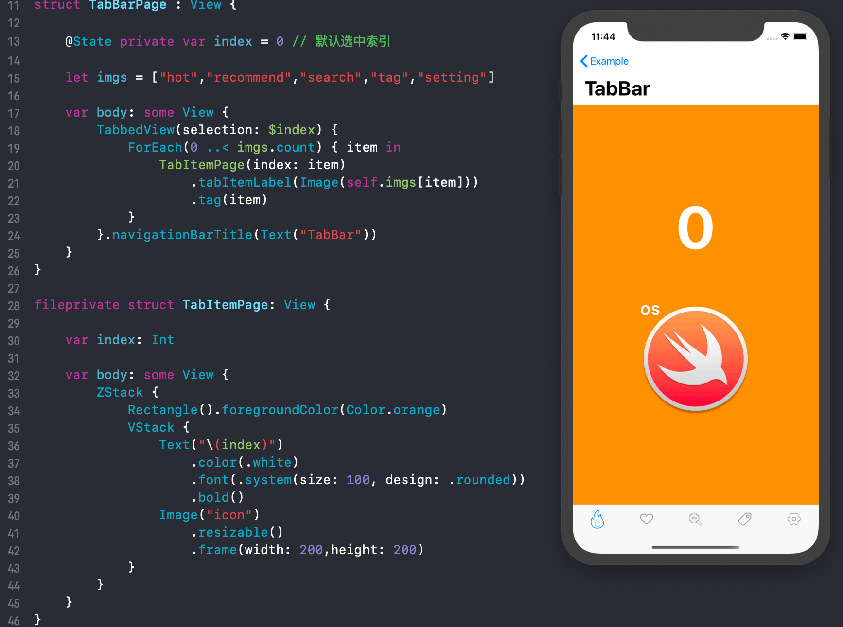 参考 Swiftui 官方示例做的常用组件示例，新手看过来，五分钟看完swiftui 组件 Csdn博客