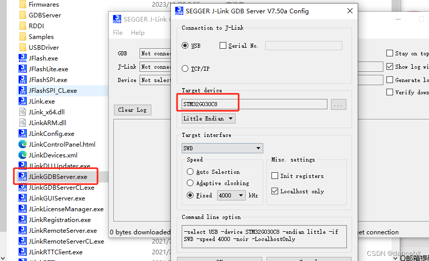 vscode 调试jlink_jlink tcp-CSDN博客