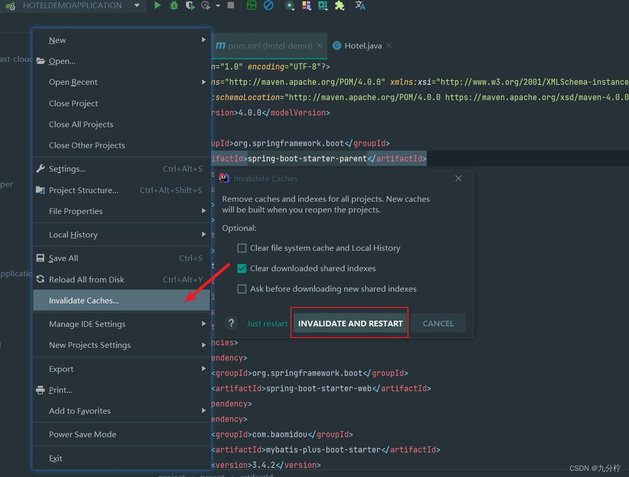 spring-boot-maven-plugin报红解决方案_java_九分柠-魔乐社区