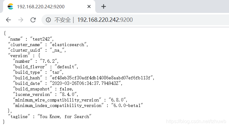 大数据学习初级入门教程（八） —— Elasticsearch 7.6.2 单节点的安装、启动和测试_elasticsearch-sql-cli jar-CSDN博客