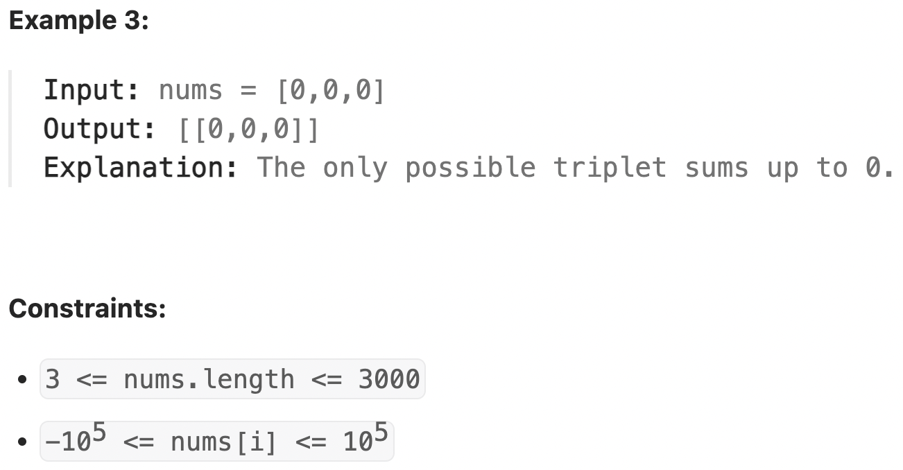 0015_3Sum【M】三数之和为 0 的组合（要求组合不重复）_三数之和为0-CSDN博客