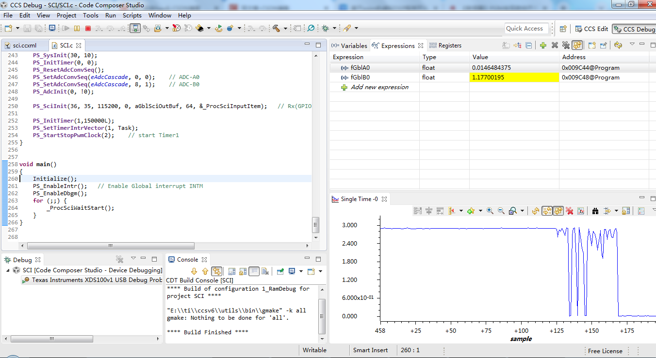 PSIM仿真DSP28335ADC功能并使用SCI串口模块输出曲线_psim 28335模块怎办么使用-CSDN博客